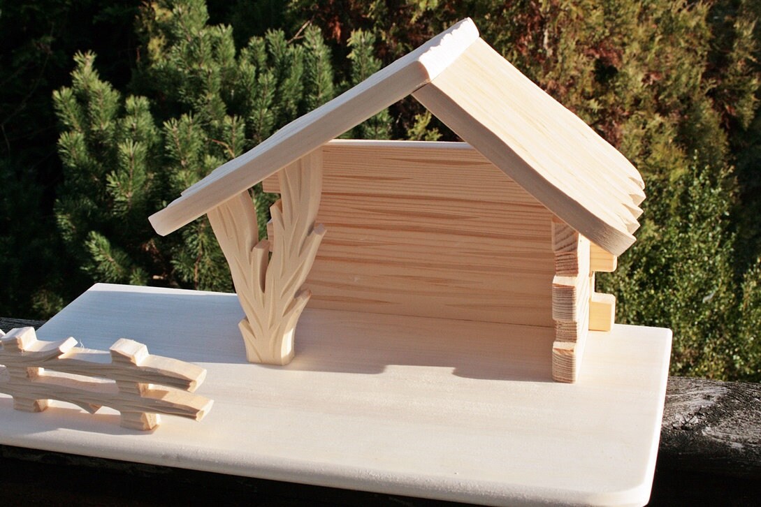 Wooden Farm Hand Carved Gift for Children Animal Farm - Etsy