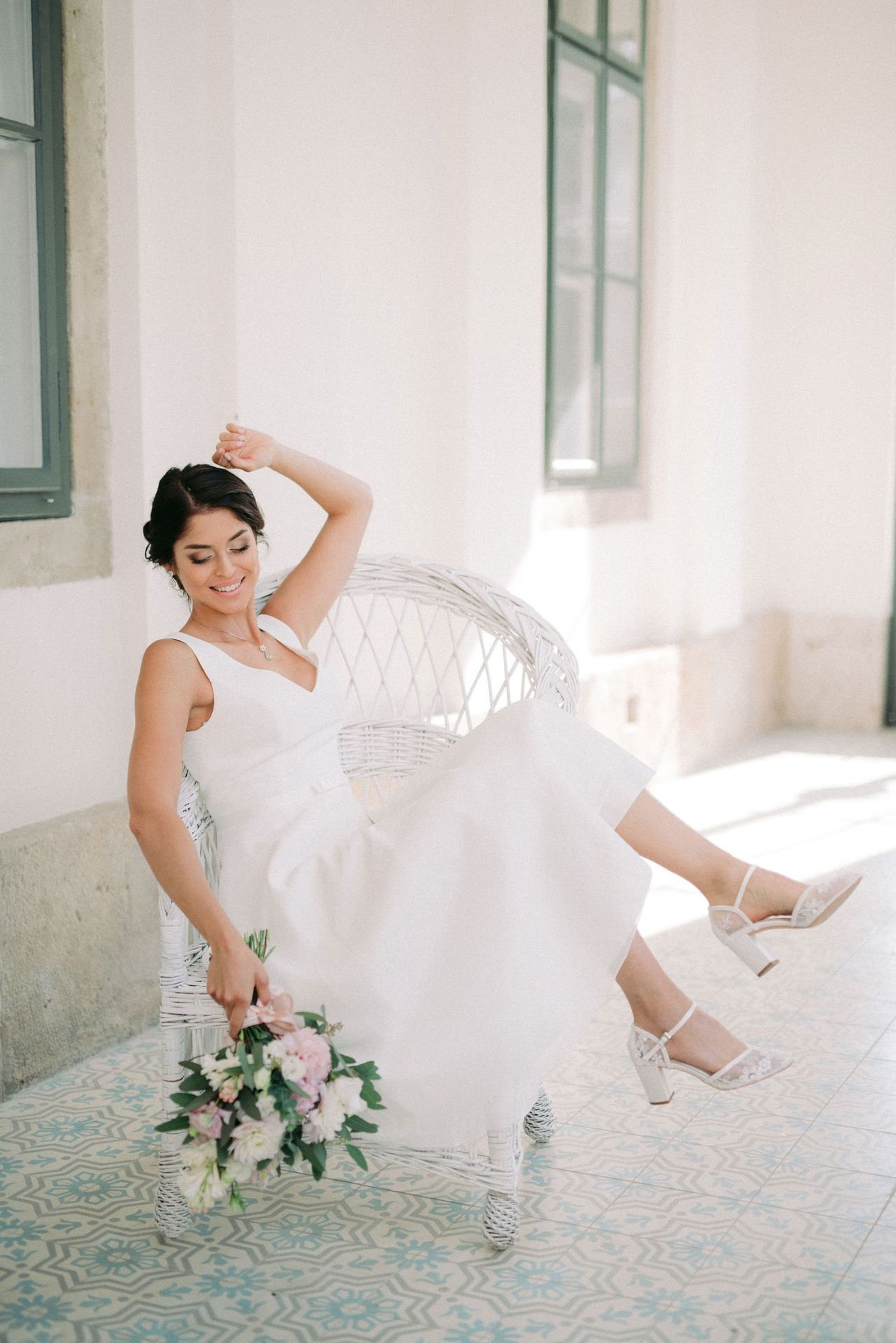 Bridal Lace Shoes Wedding Shoes for Bride Ivory Floral Lace - Etsy