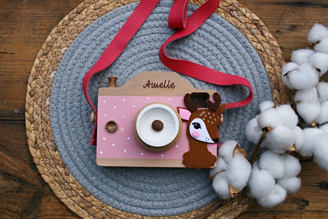 Wooden Toy Camera - Personalization , Handcrafted Wood Toy, Eco ...