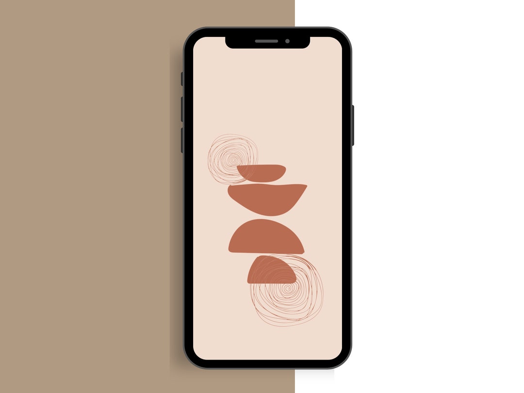 Boho Wallpaper iPhone Home Screen Background | Instant Download - Etsy