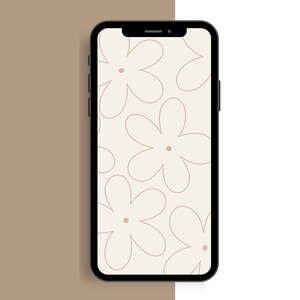 Flowers Wallpaper iPhone Home Screen Background Instant Download - Etsy