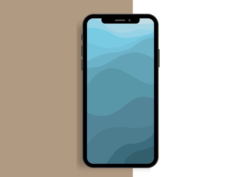 Wallpaper Set of 5 iPhone Home Screen Background | Instant Download - Etsy