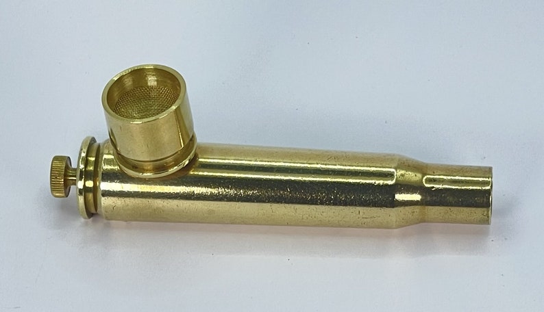 50 Cal. BMG Brass Smoking Pipe With Stand and Accessories, Valentines ...