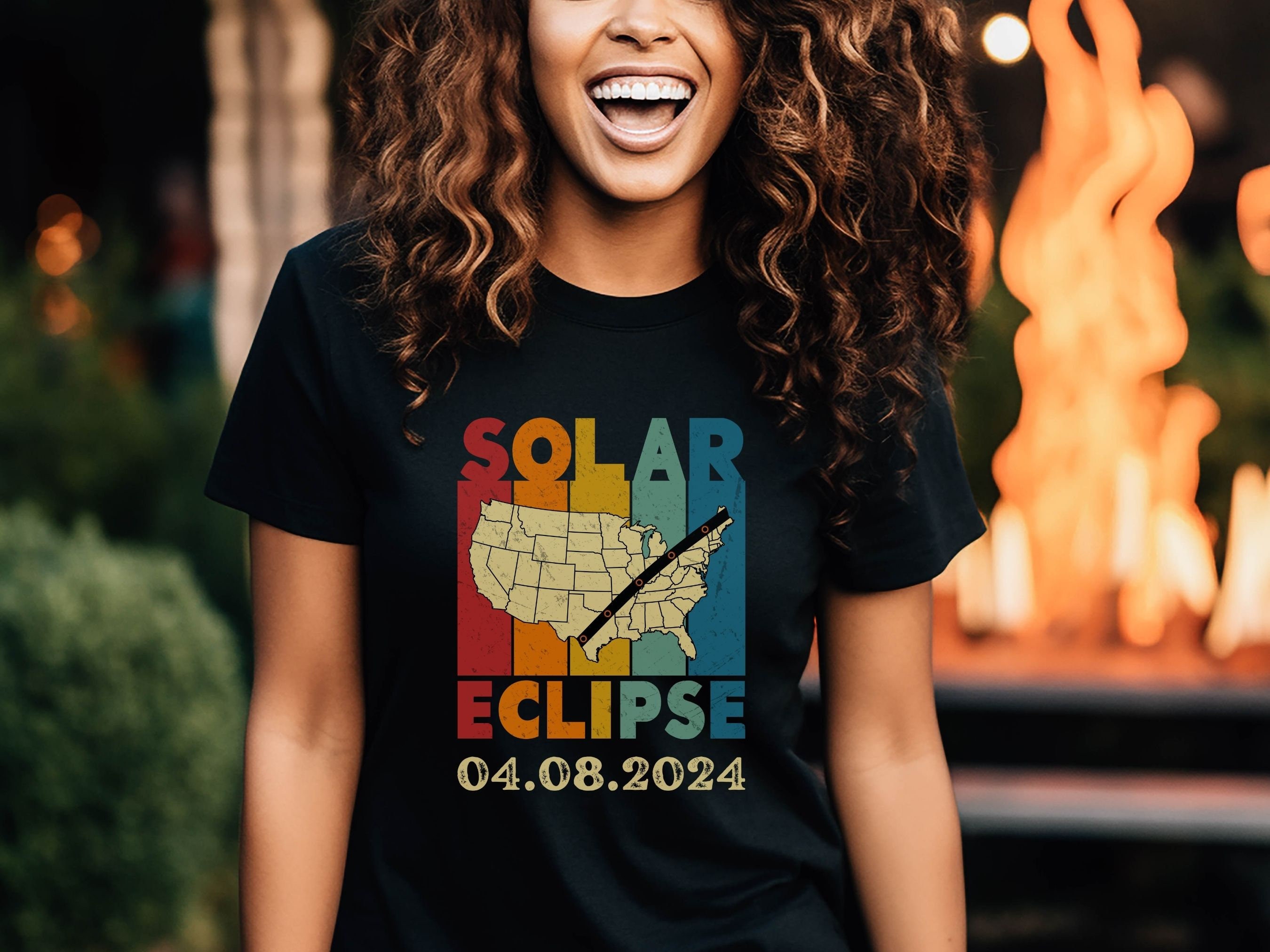 Solar Eclipse April 8th 2024 Shirt, Lunar Eclipse 4.08.24 Astronomy T ...