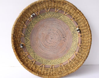 Basket weave pottery | Etsy