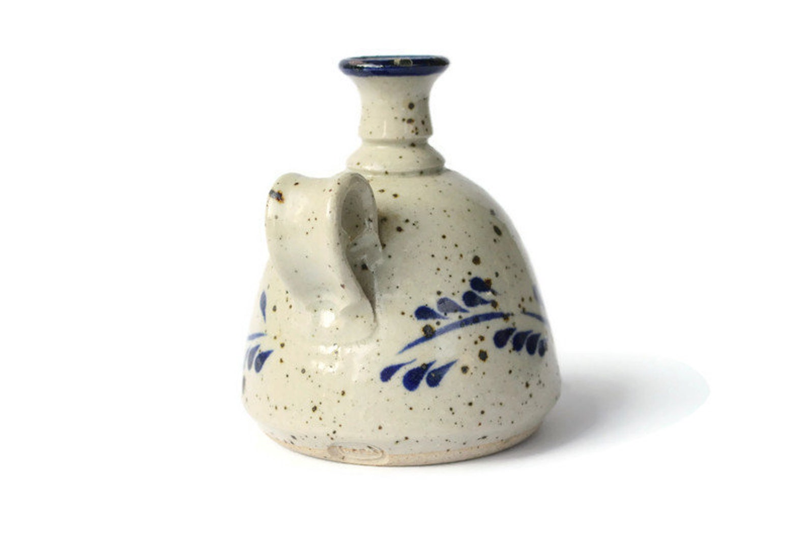 Vintage Pottery Weed Pot / Ceramic Stoneware Bud Vase / Hand | Etsy