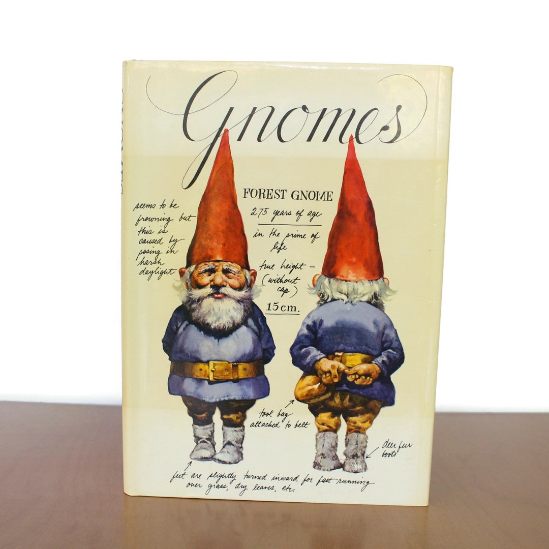 Vintage Gnomes Book by Abrams / 1977 First Addition Hardback Gnomes ...