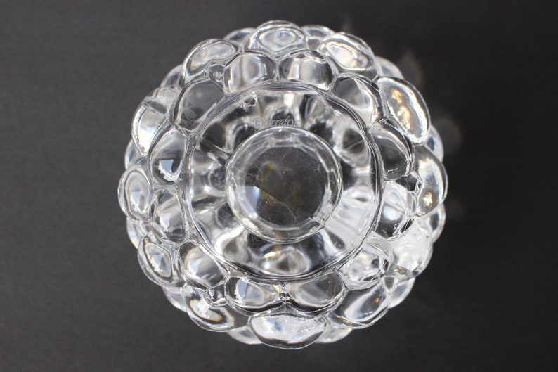 Orrefors Crystal Raspberry Candle Holder - Anne Nilsson Scandinavian ...