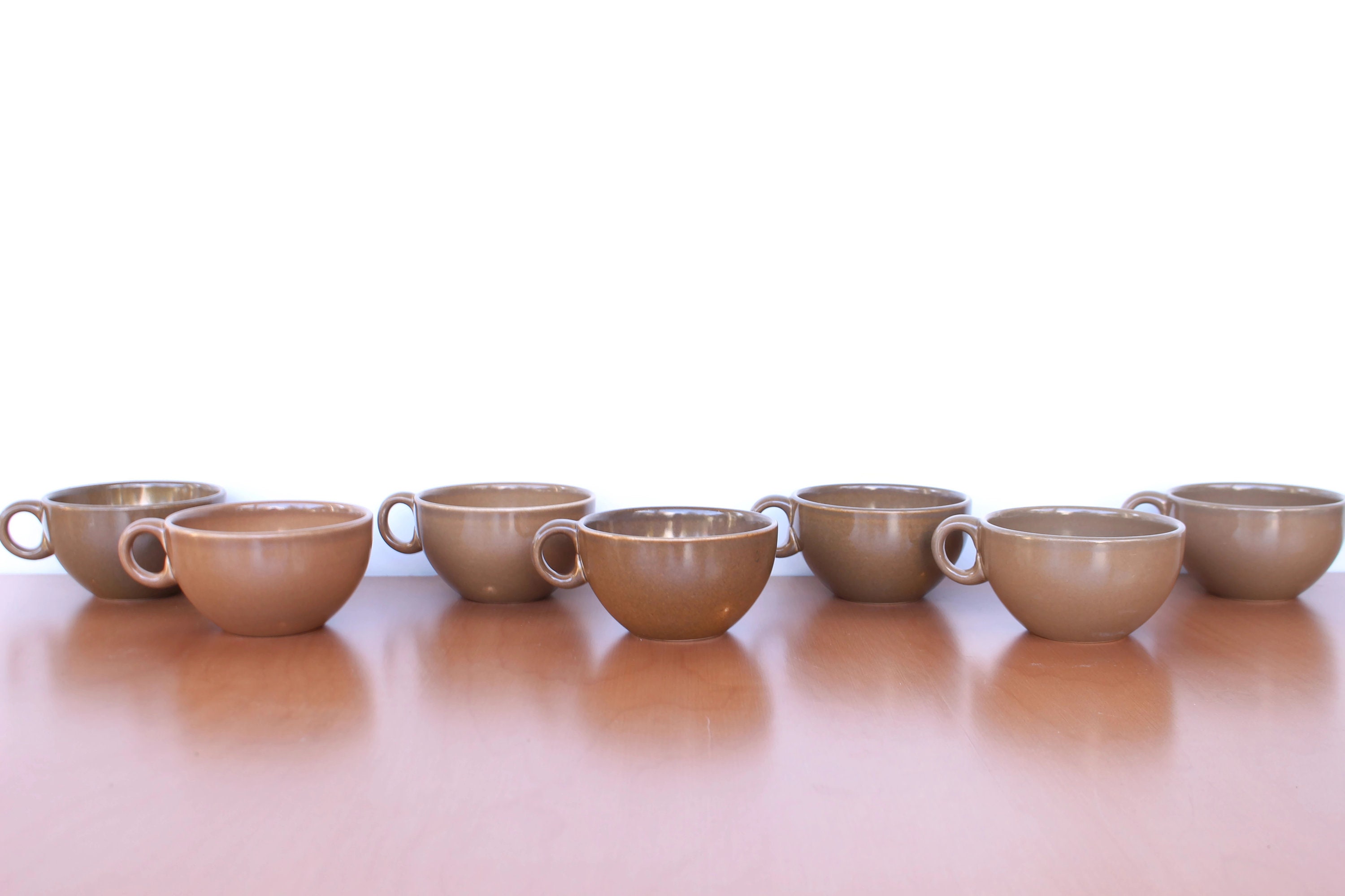 7 Russel Wright Tea Cups / Iroquois Casual China Mugs / Mid - Etsy