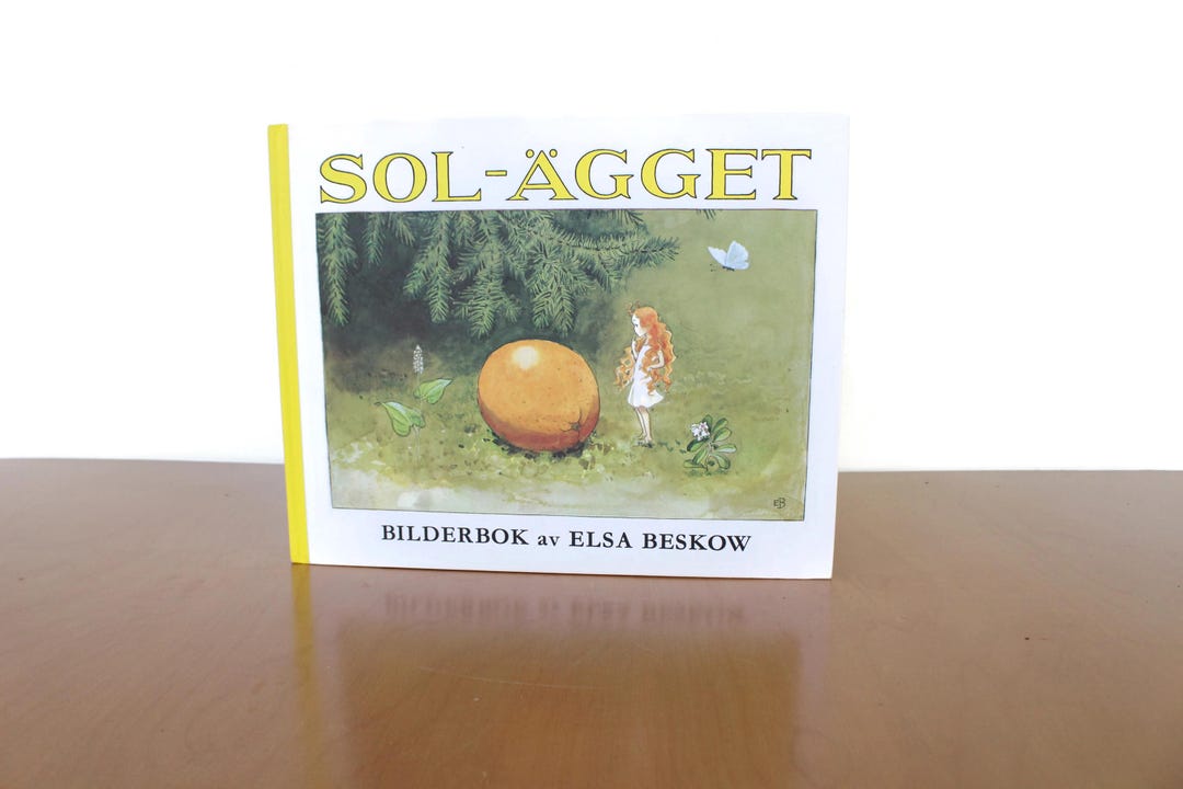 Vintage Sun Egg Book by Elsa Beskow / Sol-agget / Belgium 1999 ...
