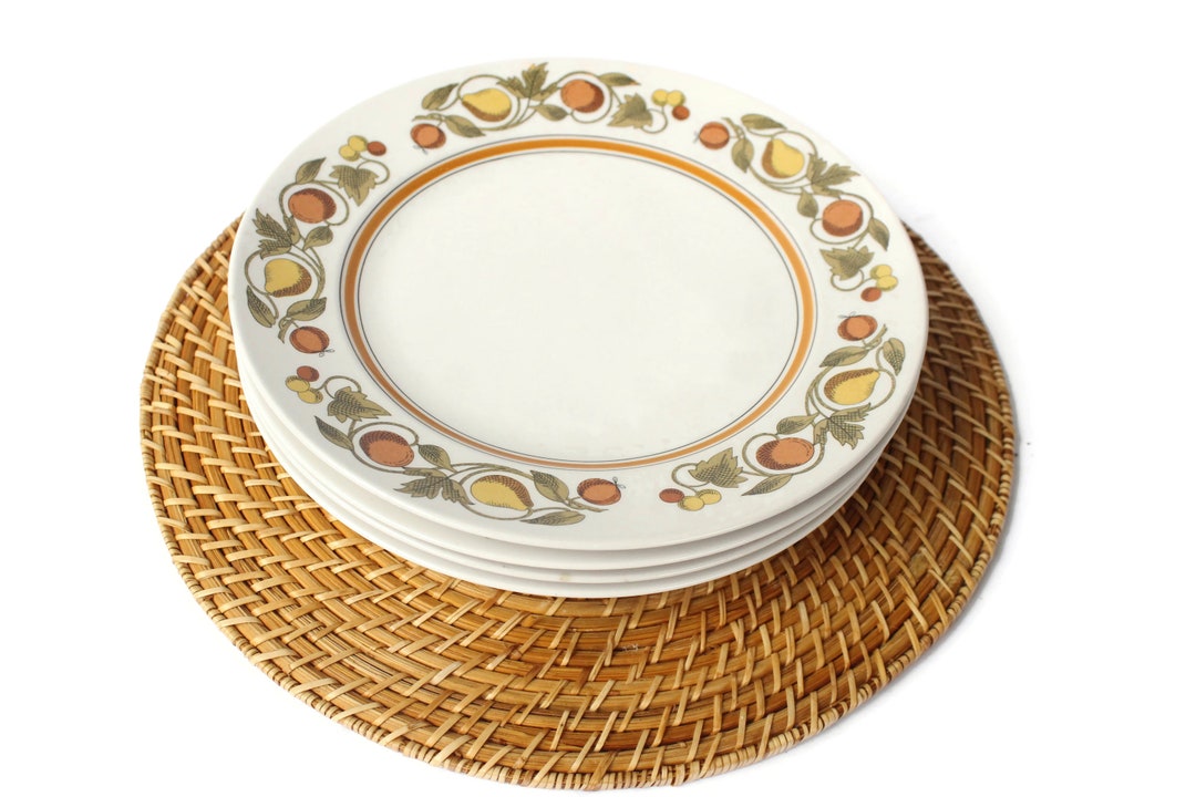 Vintage Franciscan Pickwick Dinner Plates - Whitestone Ware Set of 4 - Etsy