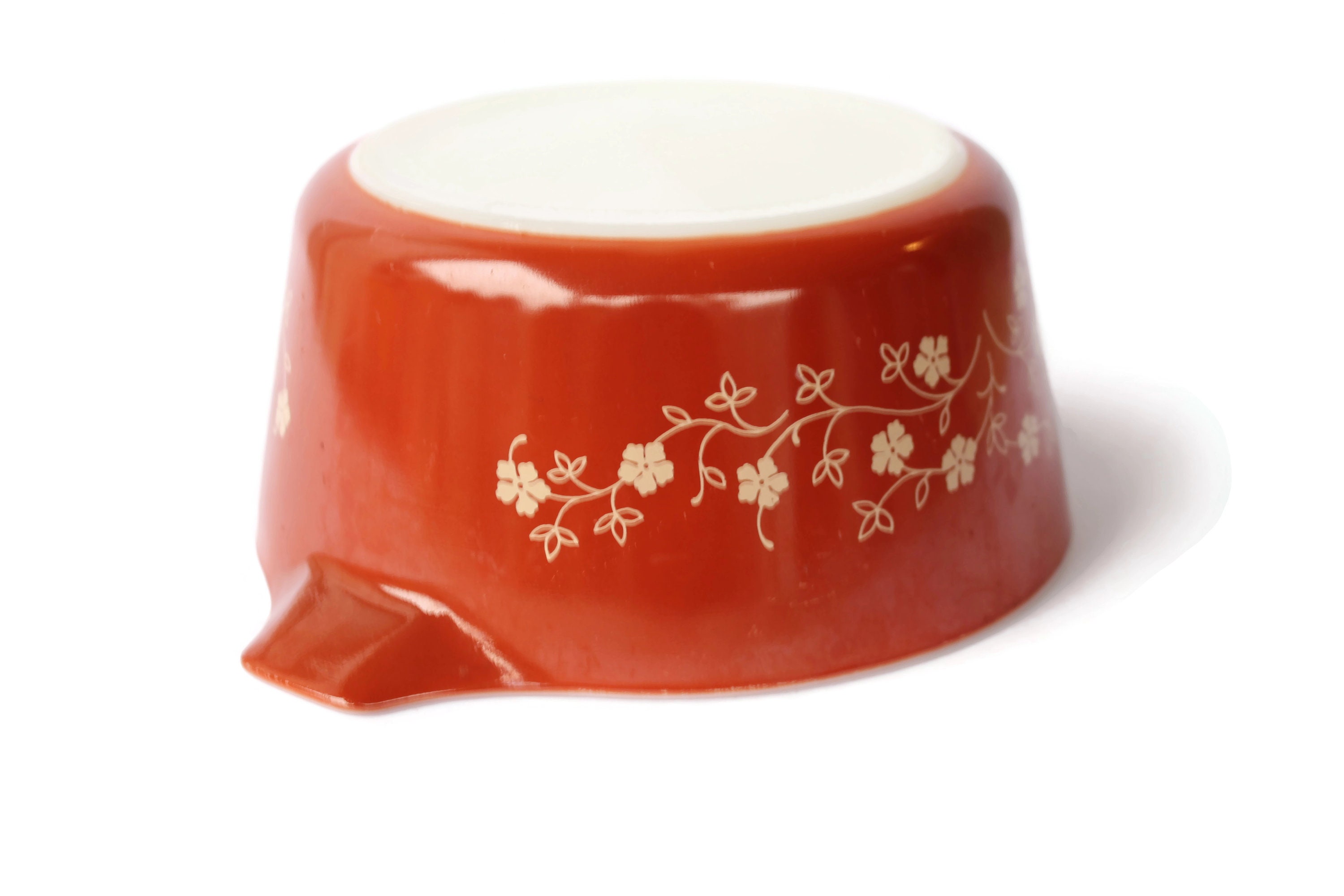 Pyrex Trailing Flowers Casserole Dish / 474 B Round Baking | Etsy