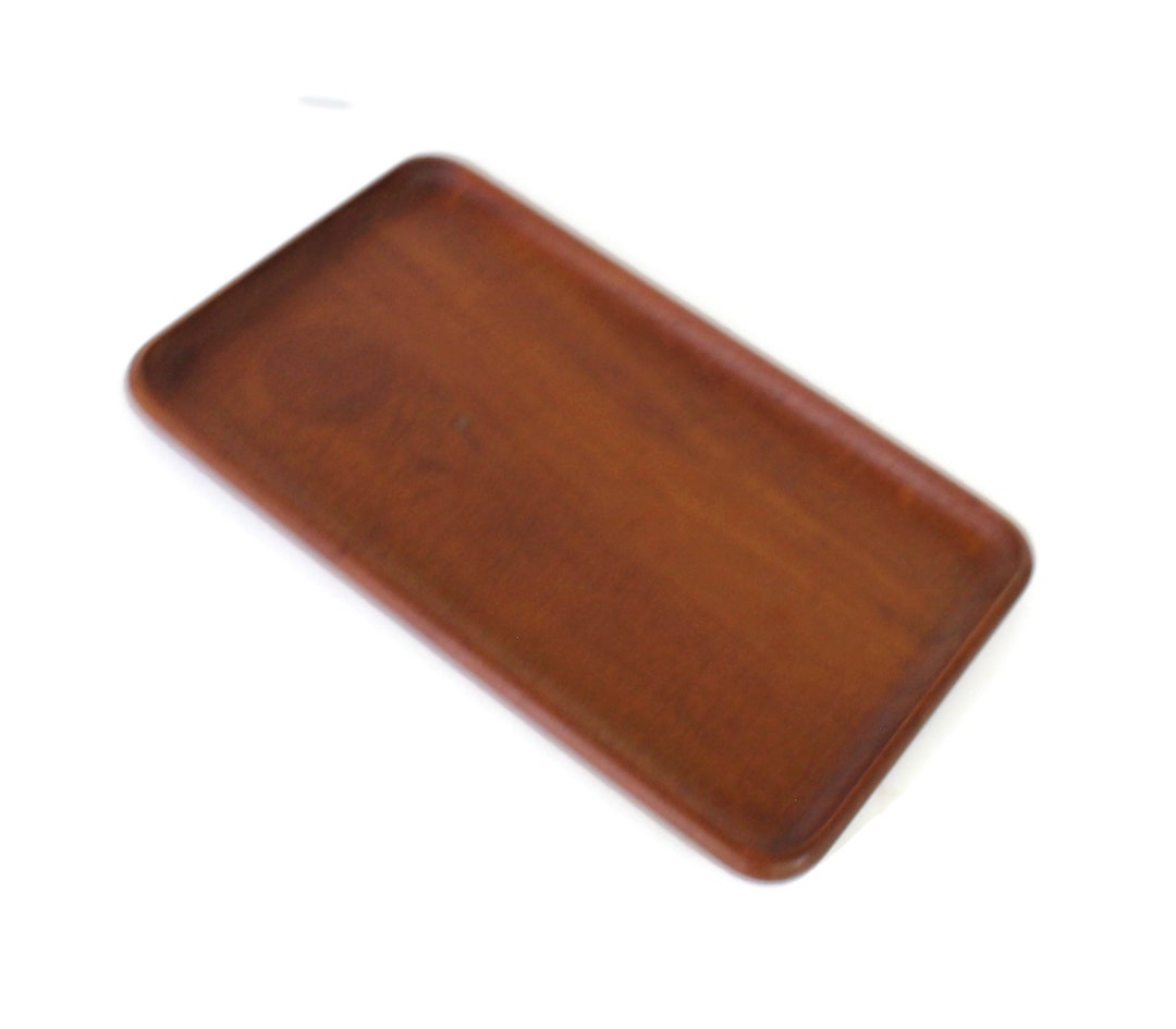 Vintage Teak Wood Tray / Made in Norway / Mid Century Modern Teak Tray ...