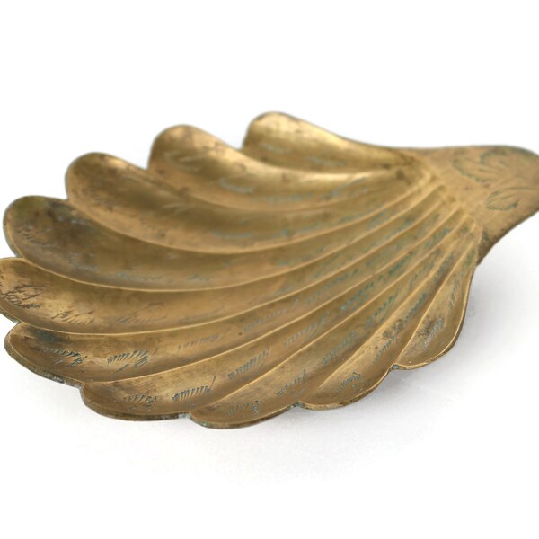 Brass Shell Dish - Etsy