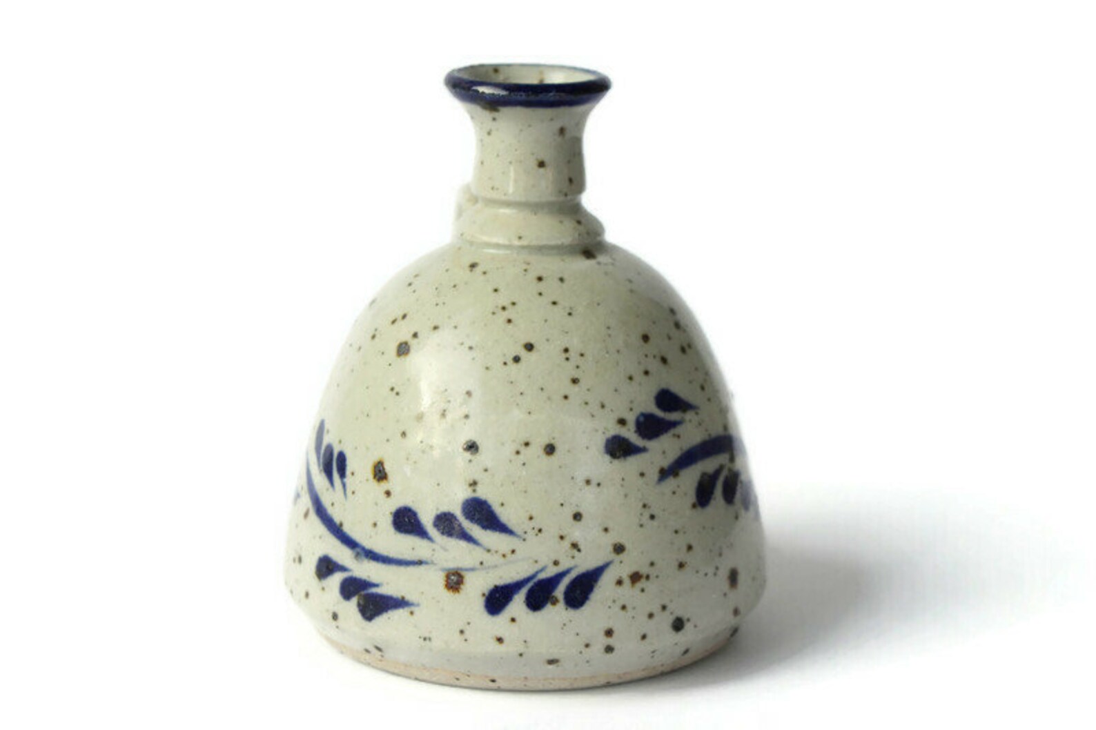 Vintage Pottery Weed Pot / Ceramic Stoneware Bud Vase / Hand | Etsy