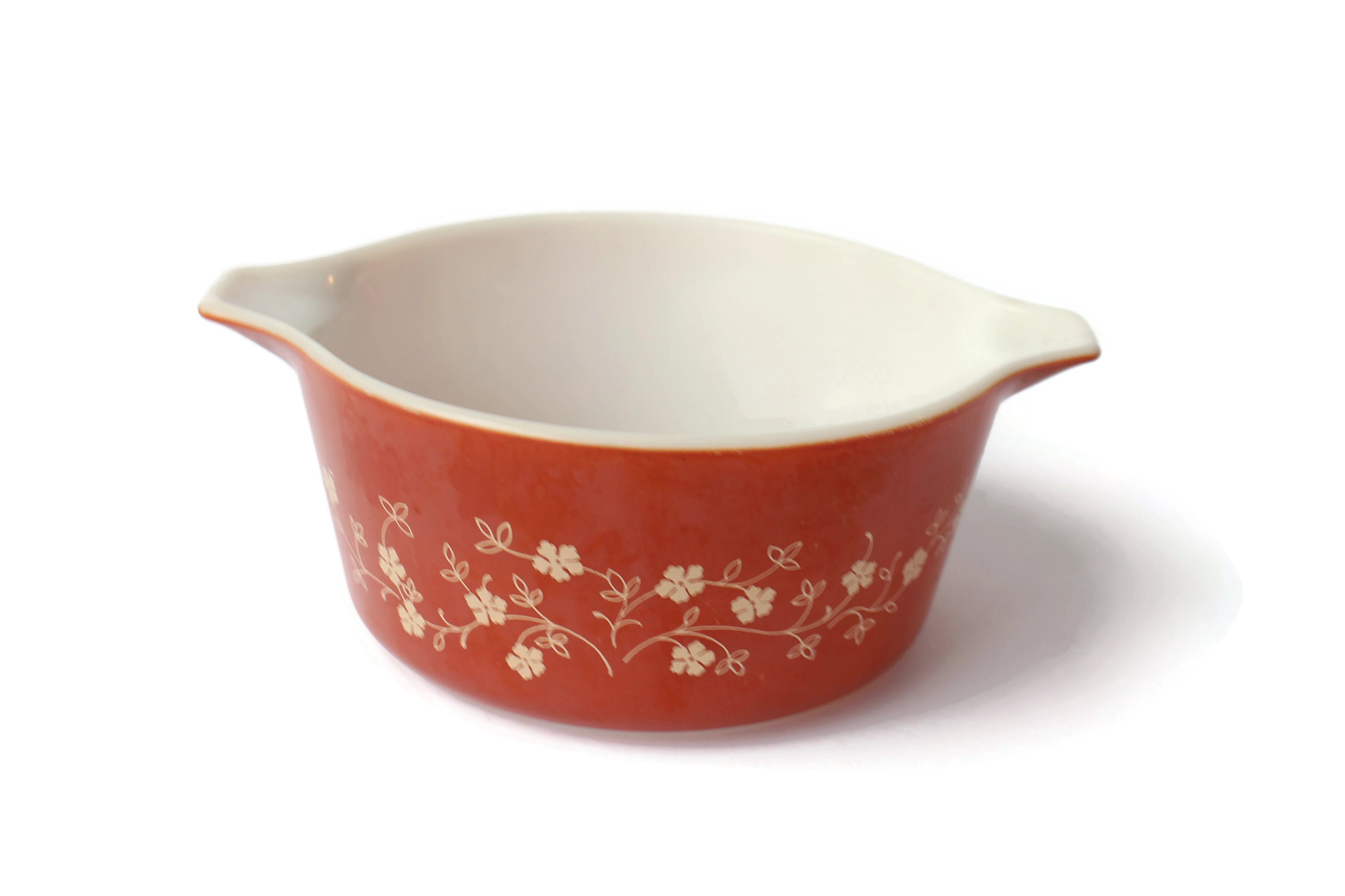 Pyrex Trailing Flowers Casserole Dish / 474 B Round Baking | Etsy