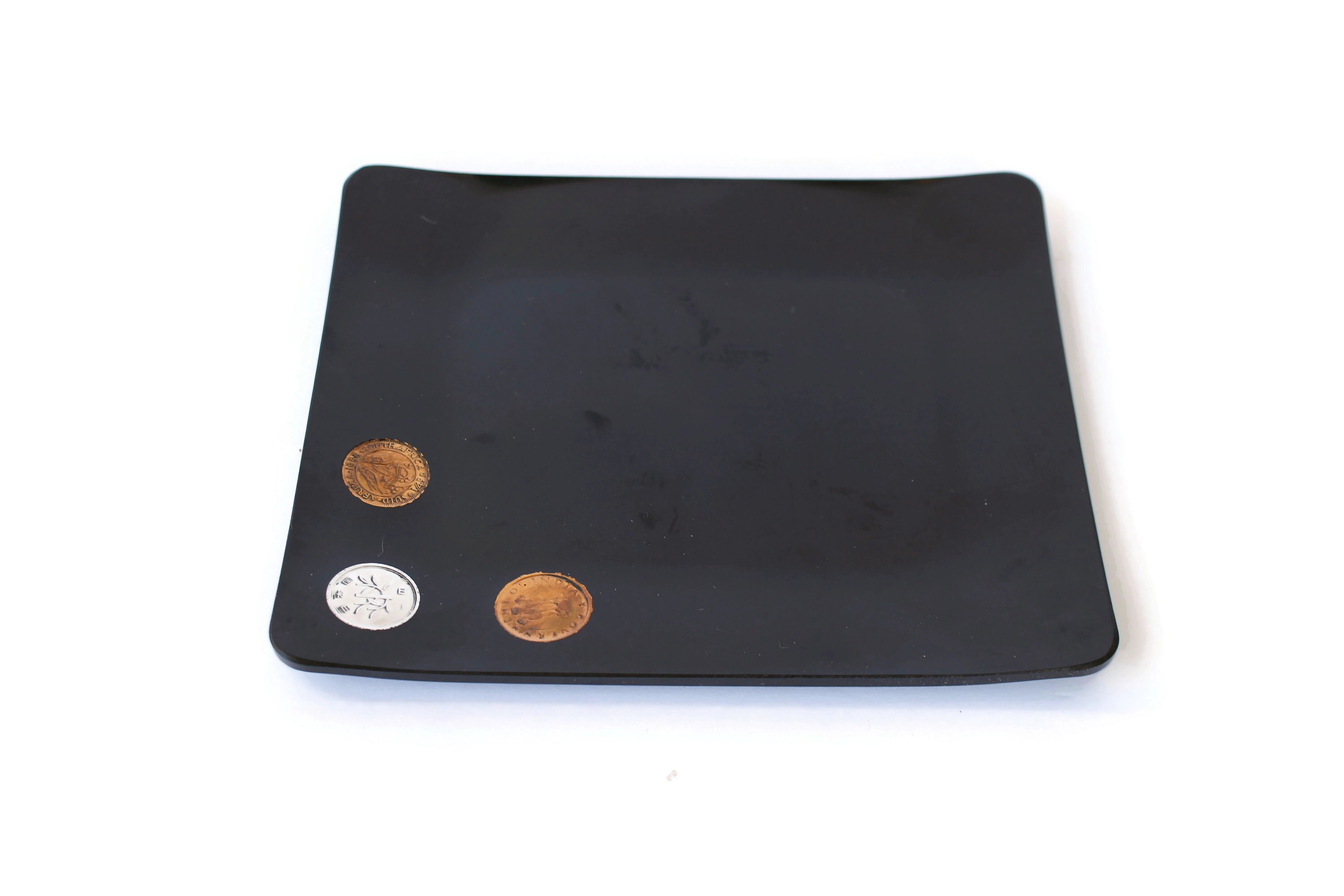 Couroc Tray With Inlaid Coins / Mid Century Modern Couroc | Etsy