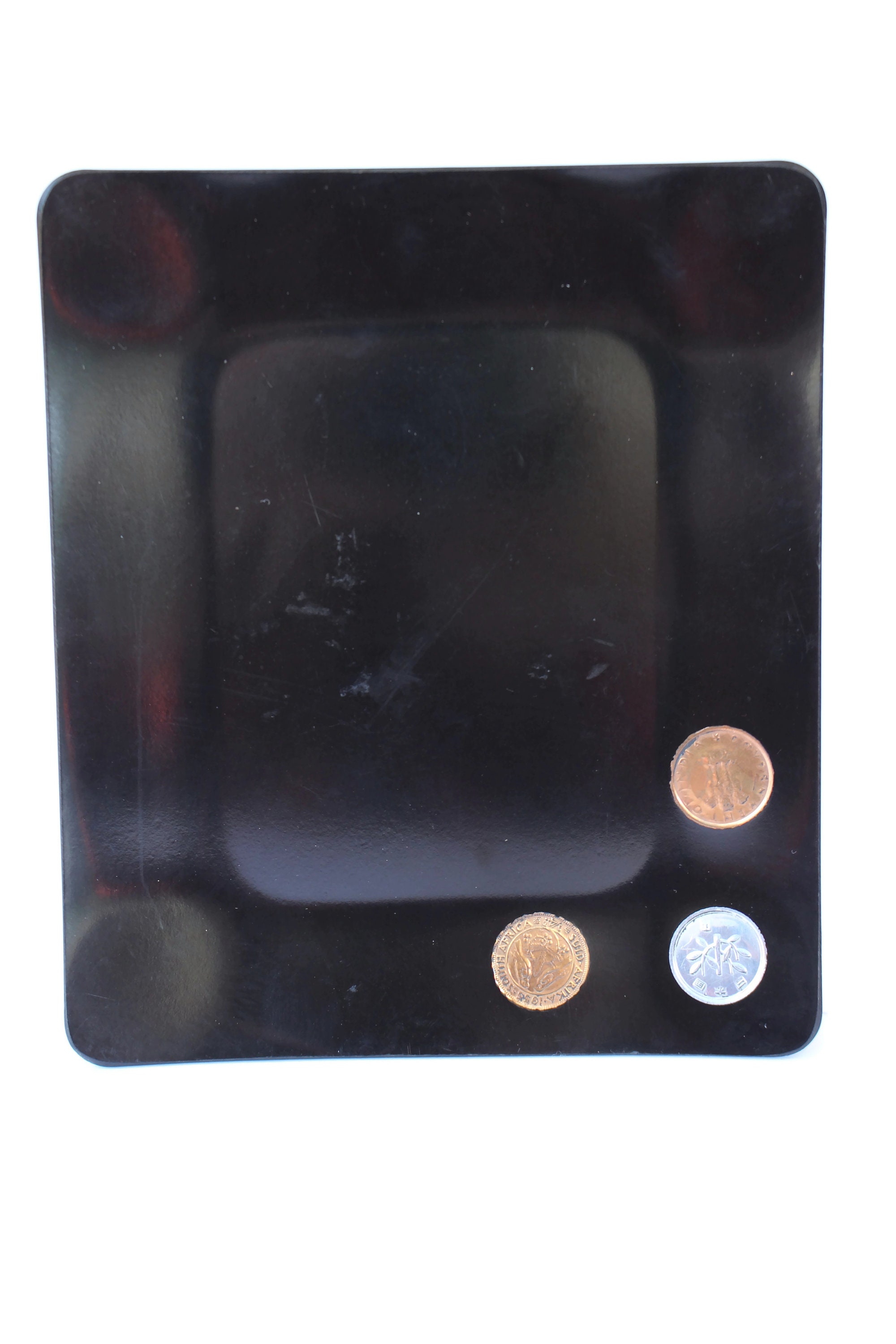 Couroc Tray With Inlaid Coins / Mid Century Modern Couroc | Etsy