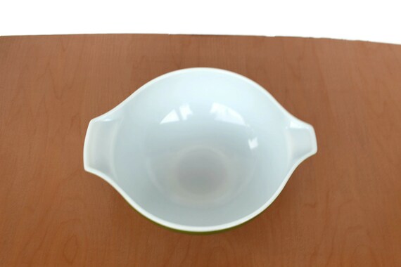 Vintage Pyrex Verde Pattern Green Nesting Cinderella 4 Quart Mixing ...
