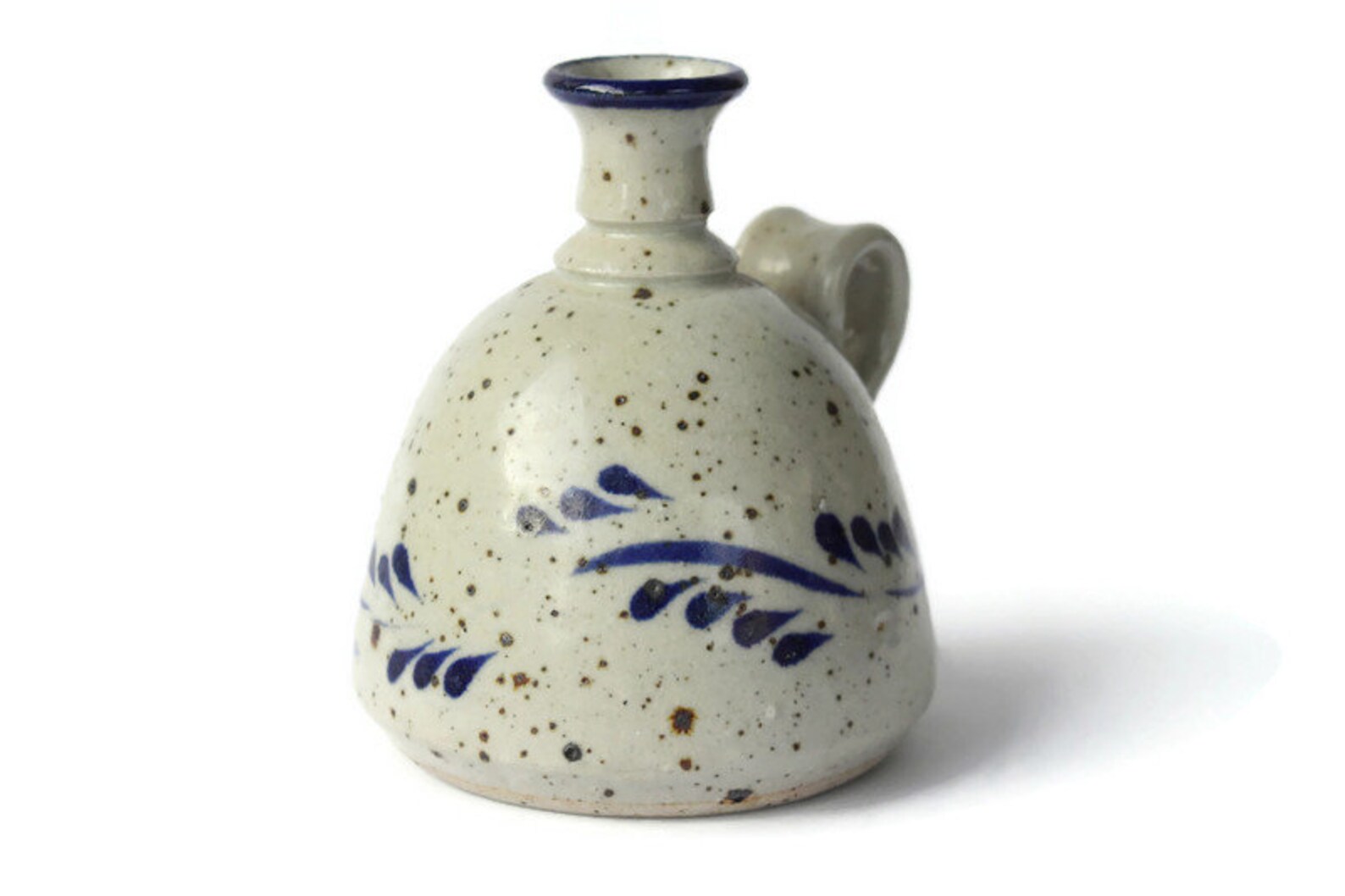 Vintage Pottery Weed Pot / Ceramic Stoneware Bud Vase / Hand | Etsy