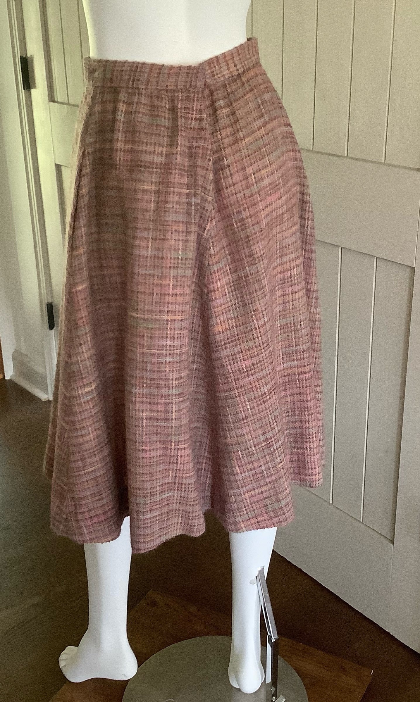 Vintage 1970 Wool Two Piece Suit With Multi Color Threads . - Etsy