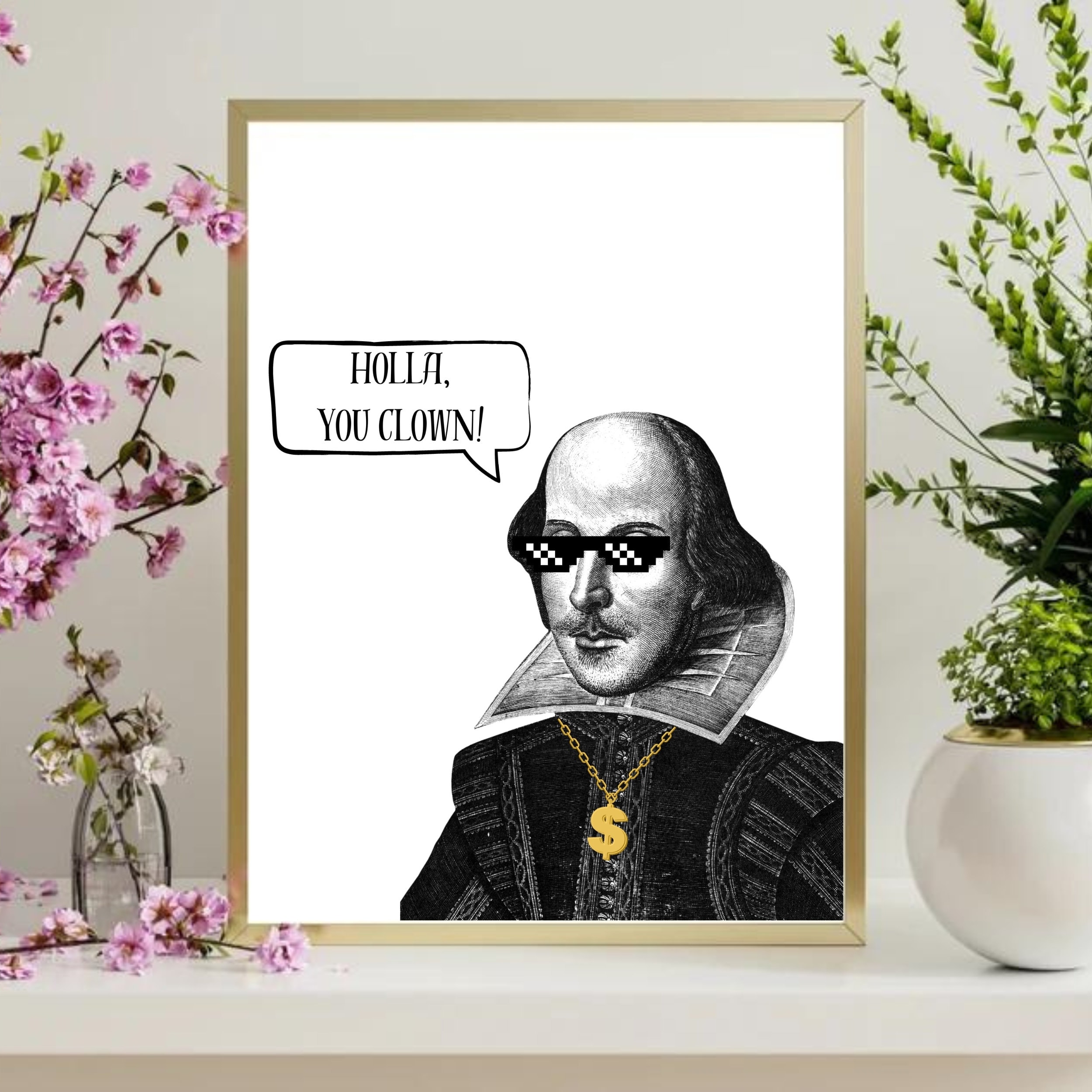 Shakespeare Quote Funny Poster for Classroom or Library - Etsy
