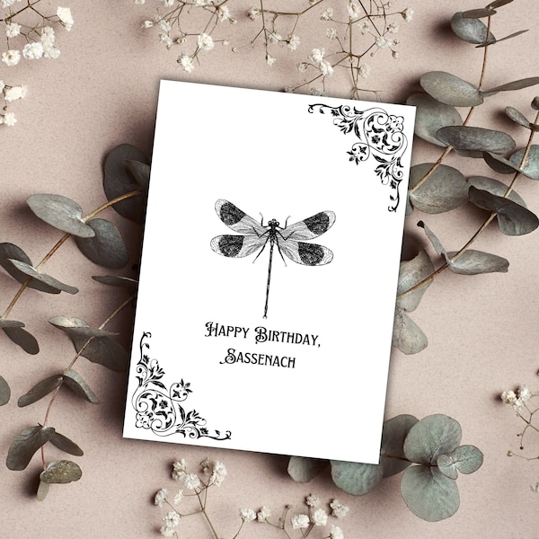 The Outlander Birthday Card - Etsy