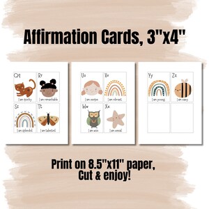 Printable Alphabet Flashcards for Kids Homeschooling Kindergarten ...