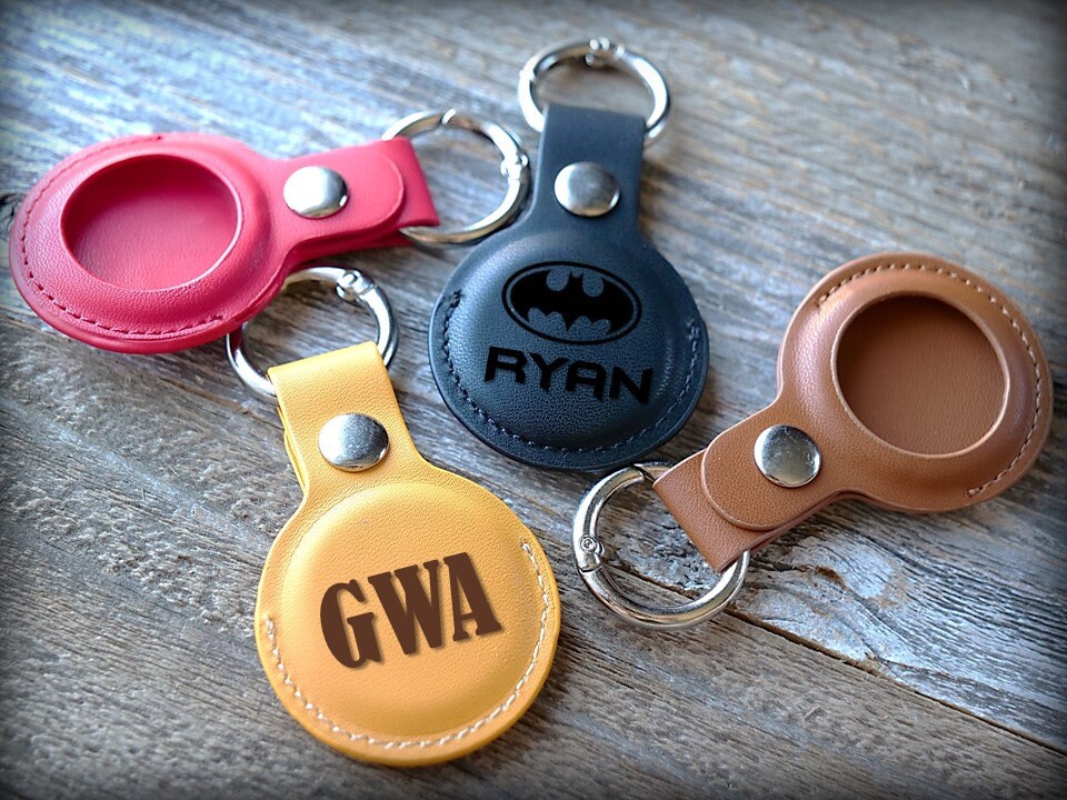 Apple Tag Case Personalized Air Tag Keychain Air Tag Holder | Etsy