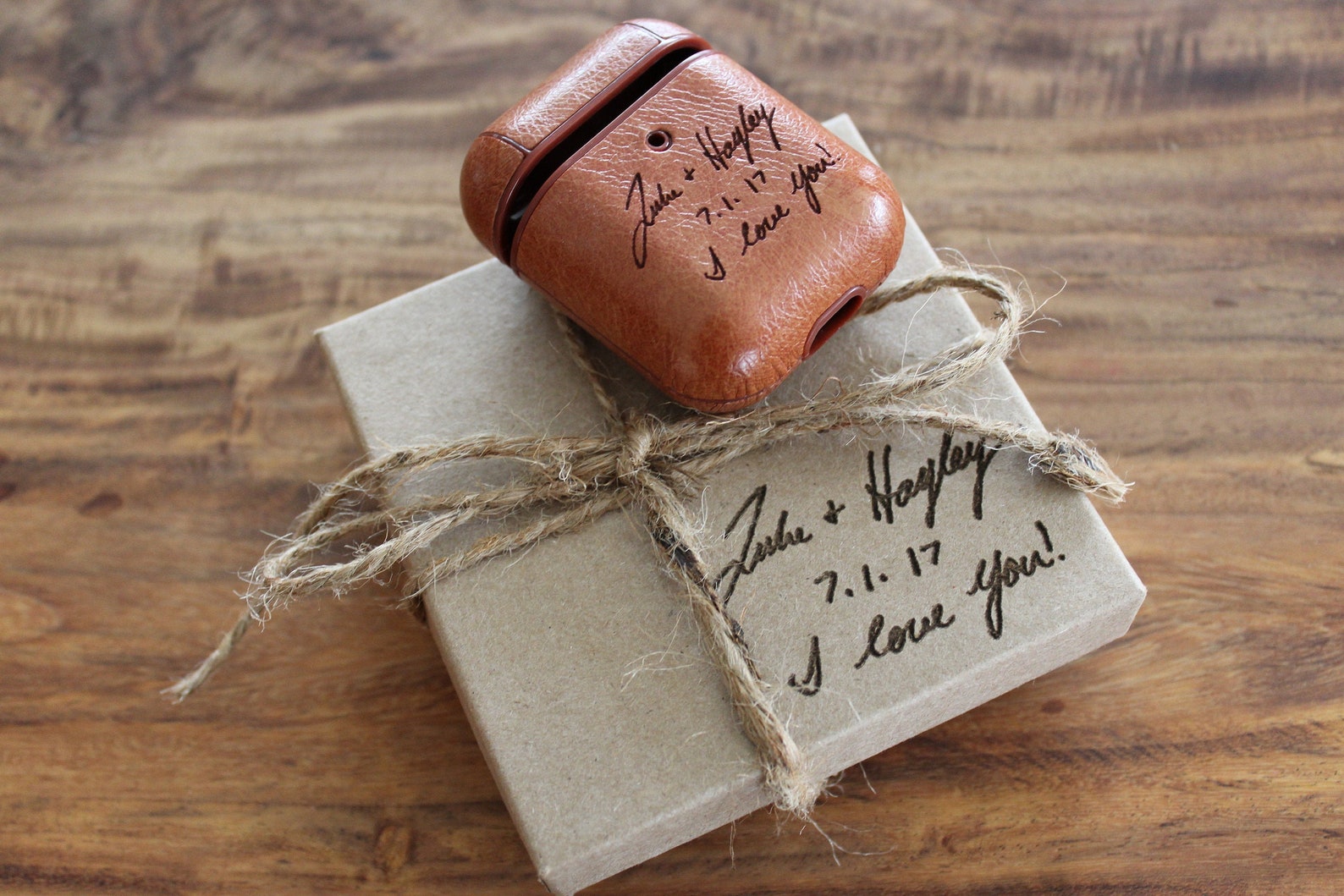 Airpod Case Keychain Leather Airpod Case Personalized Airpod | Etsy