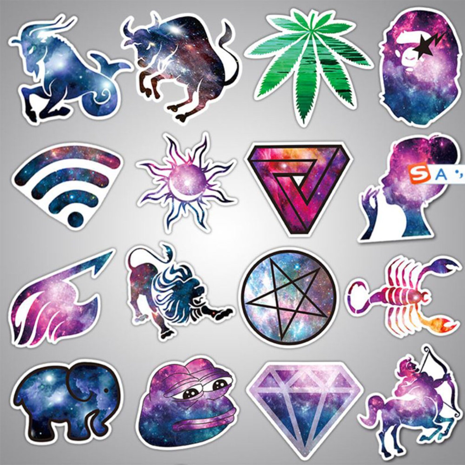 36 Pc Space Theme Sticker Bomb Decal Graffiti Car Skateboard - Etsy