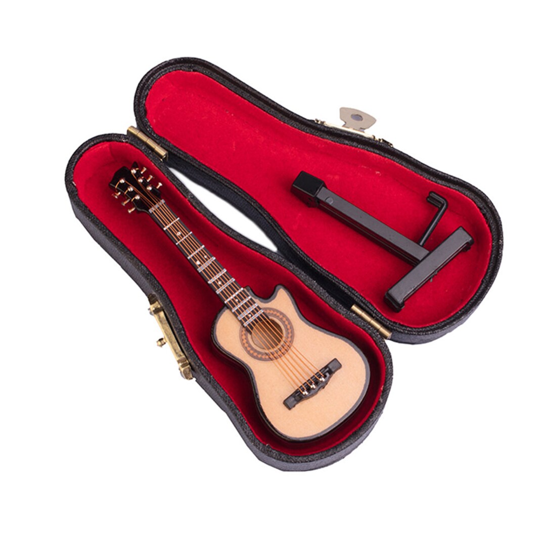 Miniature Instrument Acoustic Guitar Folk Music Instrument Miniature ...