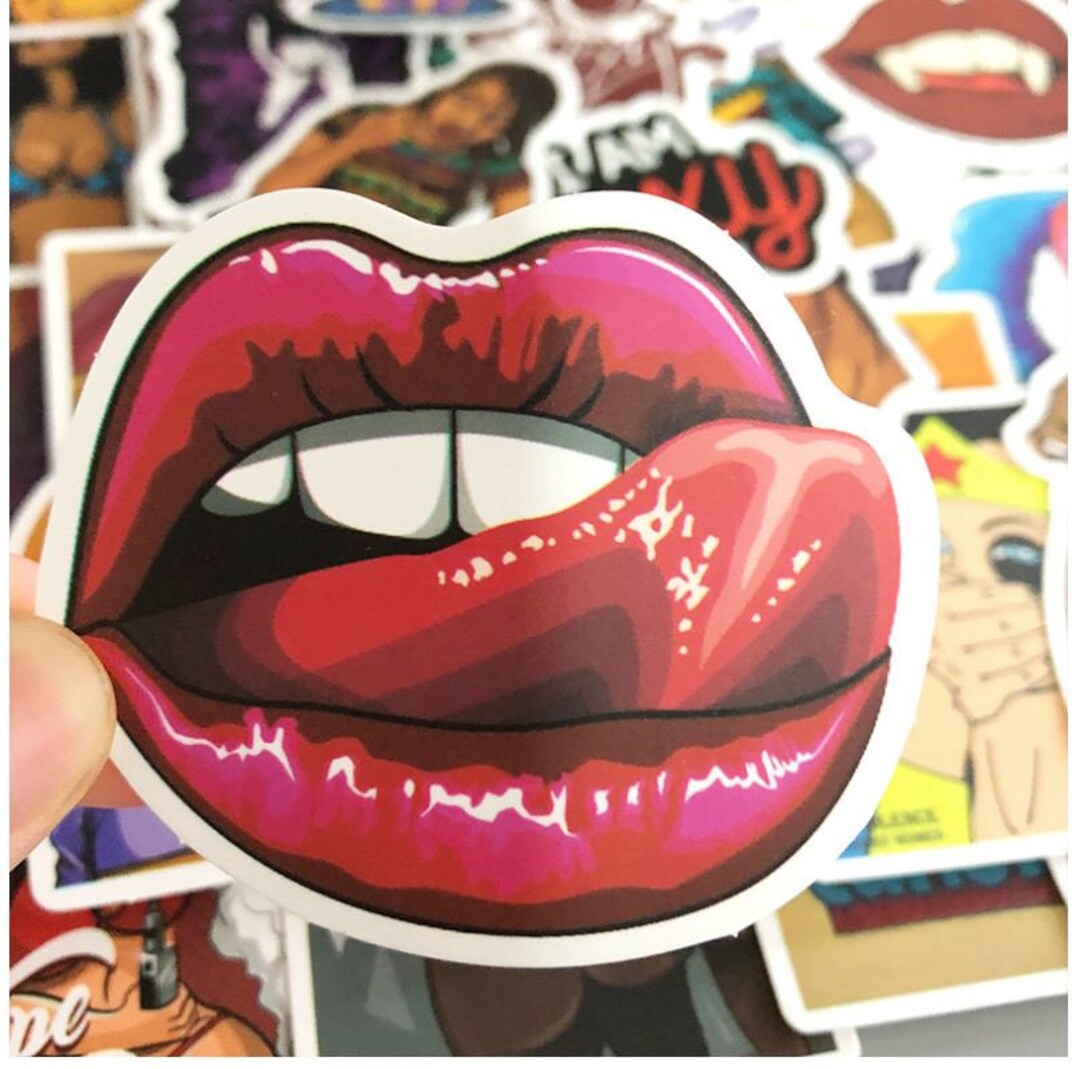 Lust and Temptation Waterproof 50-pack Vinyl Sticker Bomb Sexy Theme ...