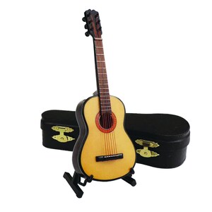 Miniature Instrument Acoustic Guitar Music Instrument Miniature Replica ...