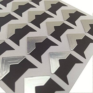 Set of 8 Sheets DIY Scrapbook Album Photo Mounting Corners 24 Pc/sheet ...