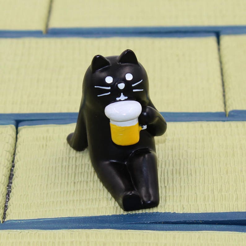 Zakka Decole Cat Set Figure Toy Home Decor Fairy Miniature | Etsy