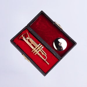 Miniature Instrument Acoustic Trumpet Folk Music Instrument Miniature ...