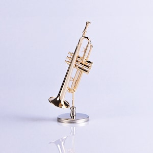 Miniature Instrument Acoustic Trumpet Folk Music Instrument Miniature ...