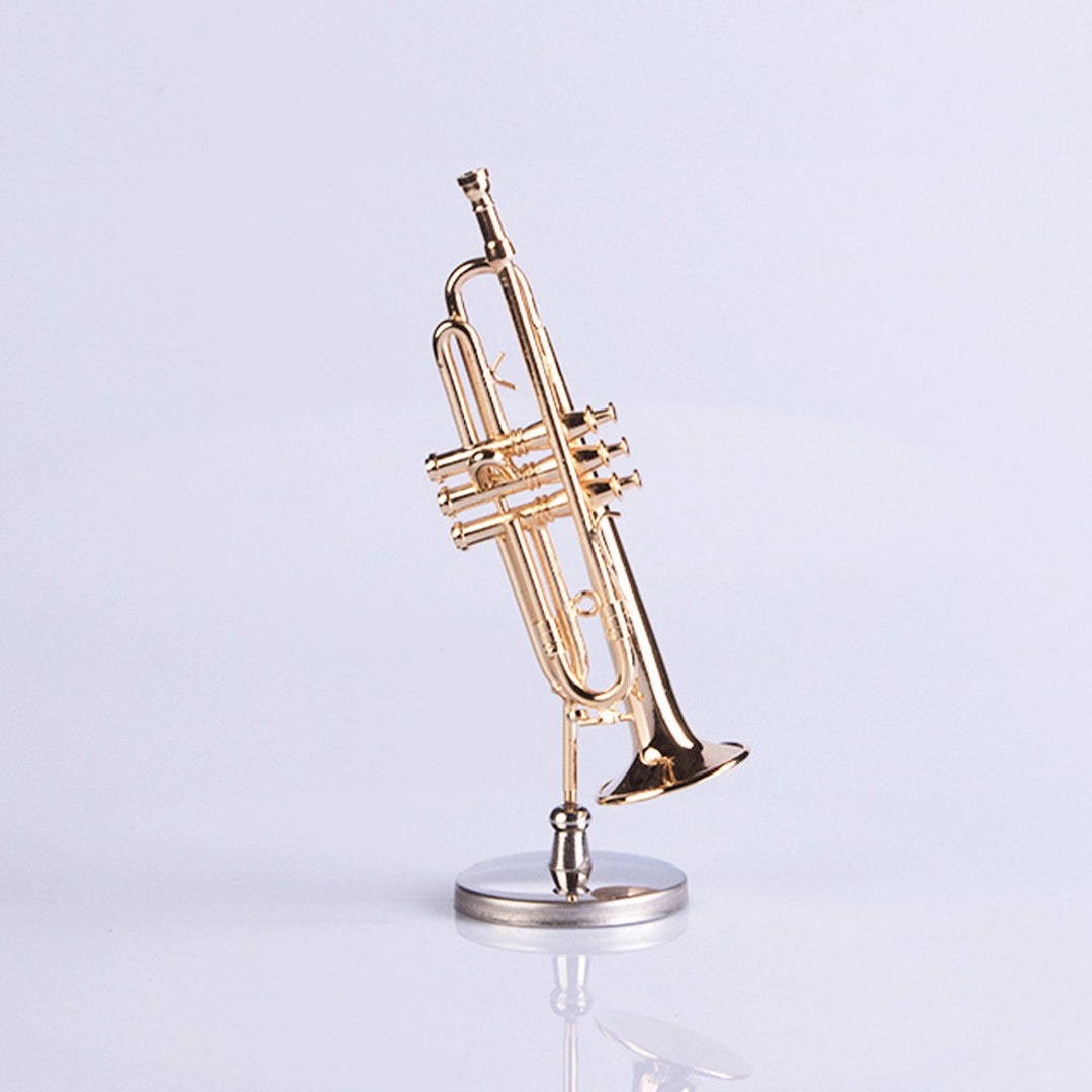 Miniature Instrument Acoustic Trumpet Folk Music Instrument Miniature ...