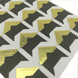 Set of 8 Sheets DIY Scrapbook Album Photo Mounting Corners 24 Pc/sheet ...