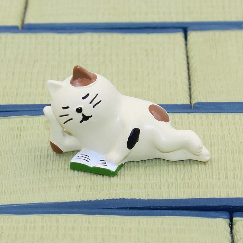 Zakka Decole Cat Set Figure Toy Home Decor Fairy Miniature | Etsy