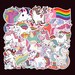 PINK UNICORN THEME Waterproof 50-pack Vinyl Sticker Bomb Decal - Etsy