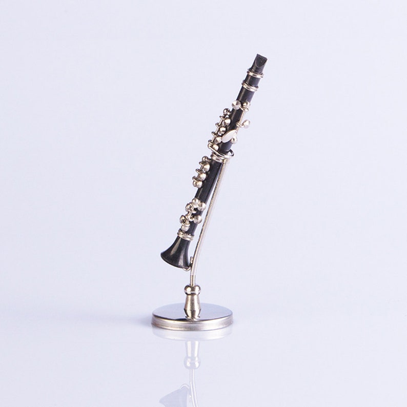 Miniature Instrument Black Clarinet Folk Music Instrument Miniature ...