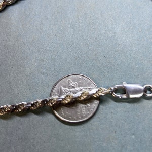 Italy Made by Milor Sterling Silver Rope Chain Necklace 36.g 20'' - Etsy