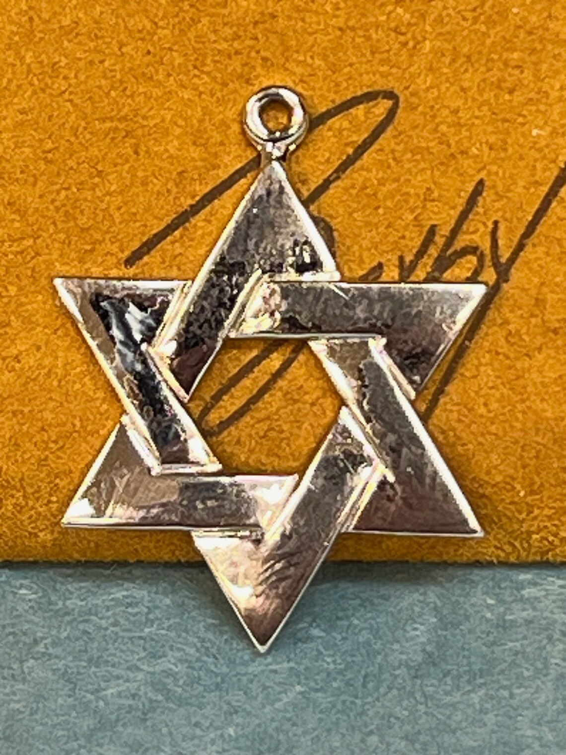 Sterling Silver David Star Pendant 3.9g - Etsy