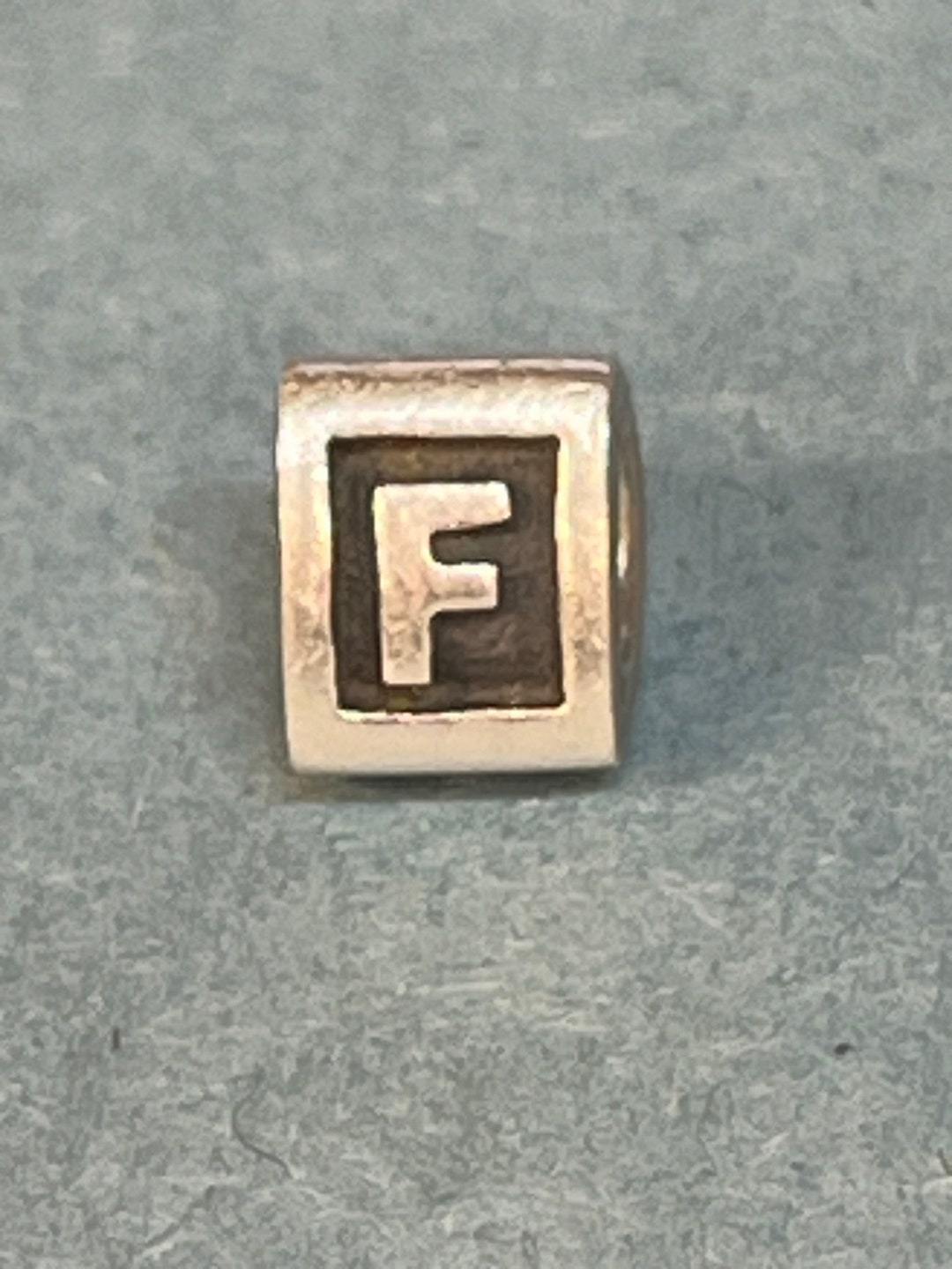 Authentic Pandora Ale 925 Sterling Silver Letter F Charm 3.6g - Etsy