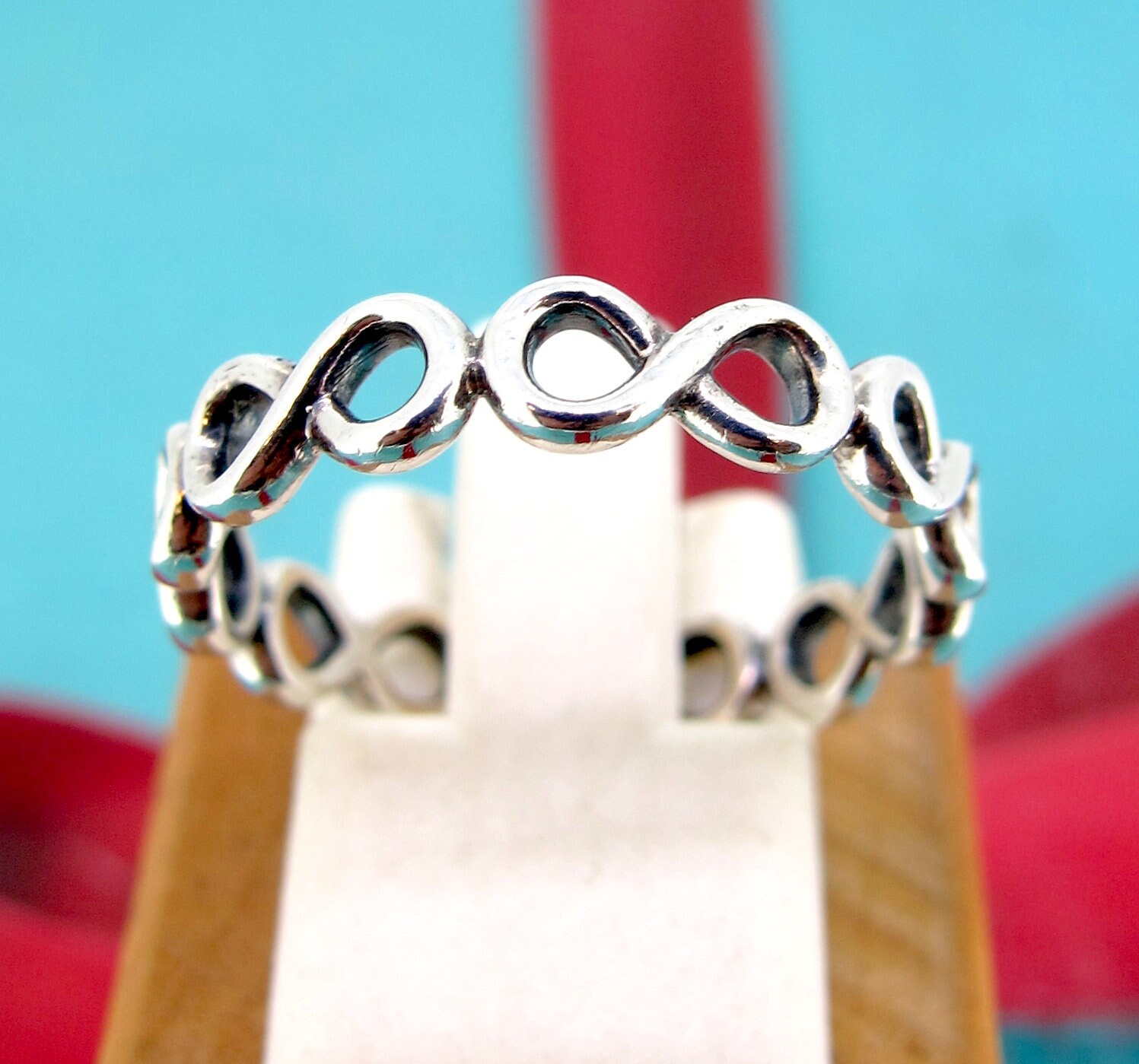 PANDORA ALE S925 Sterling Silber Infinity Zeichen Band Ring GroBe 8.5 58 Etsy