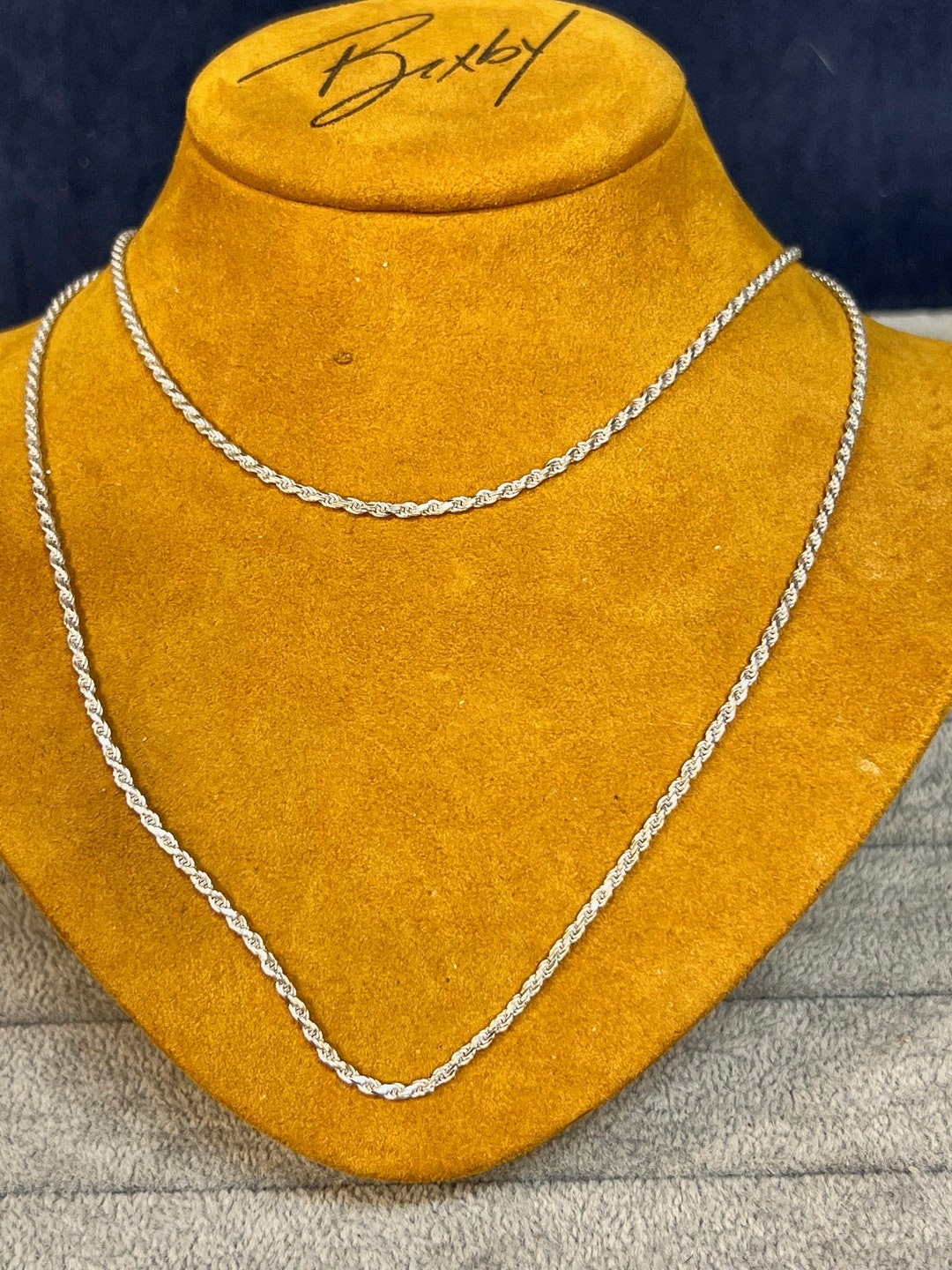 Sterling Silver Italy Made Chain Necklace 9.5g Length 30'' - Etsy