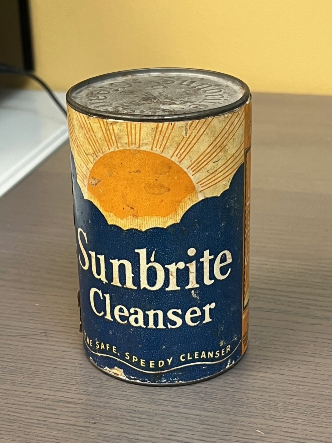 Vintage Sunbrite Cleanser Can 1930 - Etsy