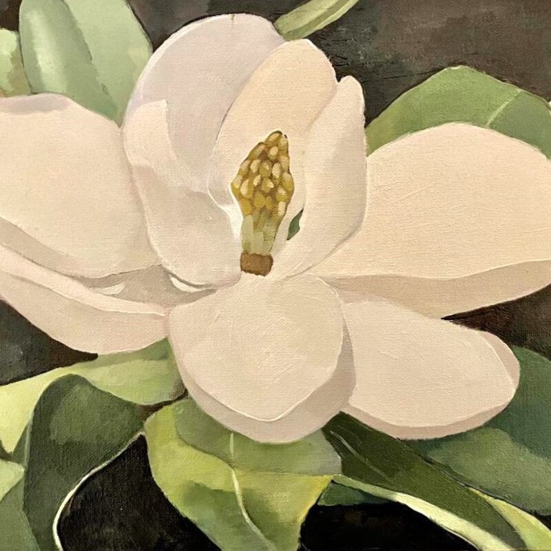 Magnolia Painting - Etsy